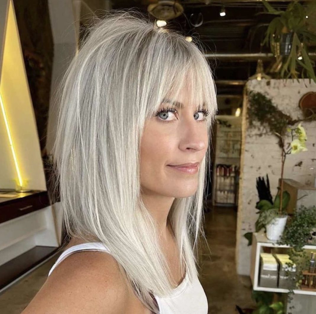 30 Cute Short Medium Layered Haircuts with Fringe Straight Hair